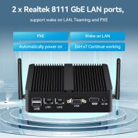China Intel Mini Industrial Fanless PC With DDR4 8G MSATA SSD Dual LAN HD Display Linux for sale