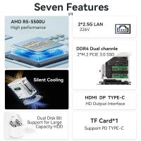 China AMD Athlon 300U 3050E 4 LAN NAS Firewall Mini PC With DDR4 64G And Fan For Router for sale