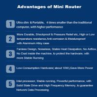 China 6 Ethernet Firewall Mini PC Intel Celeron J1900 With DDR3L RAM And MSATA SSD for sale