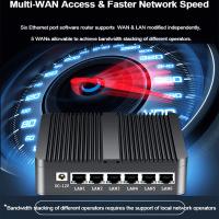 China 6 Ethernet Firewall Mini PC Intel Celeron J1900 With DDR3L RAM And MSATA SSD for sale