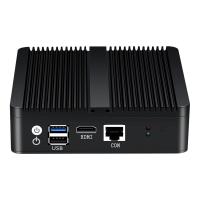 China Intel Fanless Mini PC Router Pfsense With 6 LAN 8G Memory And RJ45 Console for sale