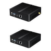 China 6 Gigabit Ethernet RJ45 J1900 Firewall Router Ubuntu Desktop Router With WiFi for sale