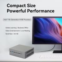 China Intel N100 Processor Dual LAN Mini PC With Four USB DDR4 46GB RAM For Home Office for sale