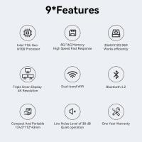 China Intel N100 Processor Dual LAN Mini PC With Four USB DDR4 46GB RAM For Home Office for sale