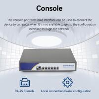 China Intel Dual Channel DDR3L Firewall Server With 6 RJ45 LAN MSATA And Console RJ45 for sale