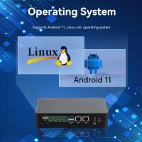 China Dual LAN 4COM ARM RK3568 Industrial PC DDR4 8G EMMC 16G Android 11 Embedded Mini PC for sale