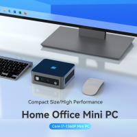 China Dual Channel DDR4 Mini Computer With WiFi And Fan Intel Core I7-1360P Processor for sale