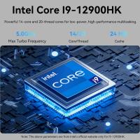 China Intel Core I9 12900HK DDR4 Mini PC With Fan And Two HDMI Support 4K HD Display for sale