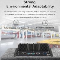 China Dual LAN Dual COM Fanless PC With DDR4 32G Intel Celeron J4125 J6412 Mini PC for sale