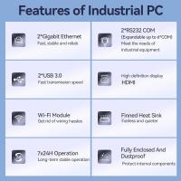 China Intel Core I5 1155G7 4 Cores 8 Threads Fanless Industrial PC With 6COM WiFi And GPIO for sale