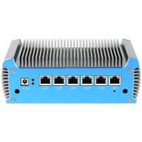 China Intel Celeron 3865U Soft Router Mini PC With 6 RJ45 i211AT Gigabit LAN And DDR4 RAM for sale