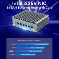 China Intel Celeron 3865U 2 Cores 2 Threads Firewall Mini PC Router With 6 Ethernet DDR4 for sale