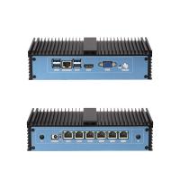 China Intel Pentium 4415U Processor Firewall Mini PC With Fanless Cooling System 6 Ethernet for sale