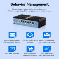 China Intel Pentium 4415U Processor Firewall Mini PC With Fanless Cooling System 6 Ethernet for sale