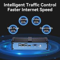 China Intel Pentium 4415U Processor Firewall Mini PC With Fanless Cooling System 6 Ethernet for sale