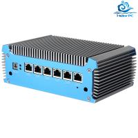China 6 RJ45 Ethernet Soft Router PC With DDR4 Up To 8G And Intel Celeron 3865U Processor for sale