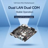 China Intel 120x120mm Mini Motherboard With Dual Realtek 8111F Gigabit LAN And Linux for sale