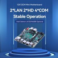 China Intel Celeron J4125 N4000 Processors Mini Motherboard DDR4 NANO 120mm x 120mm for sale