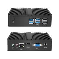 China Intel Core Series Fanless Home Office Mini PC With DDR3L Up To 8G And 8USB Ports for sale