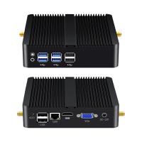 China Intel Core Series Fanless Home Office Mini PC With DDR3L Up To 8G And 8USB Ports for sale