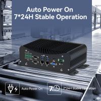 China Intel Core i7 Series Industrial PC With Dual DDR4 RAM mSATA M2 SSD Linux And WiFi for sale