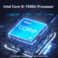 China Dual Cores Four Threads Intel Core i5 7200U Mini Computer With Dual DDR4 RAM And 6COM for sale