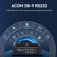 China Dual Cores Four Threads Intel Core i5 7200U Mini Computer With Dual DDR4 RAM And 6COM for sale