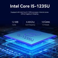 China 6 Ethernet Firewall Mini PC With Intel Core i5 1235U Processor And DDR4 RAM for sale