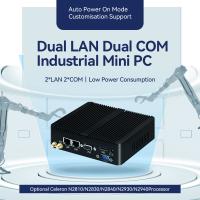 China Dual LAN Dual COM Fanless Industrial PC With Intel Celeron N Series Processors for sale