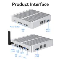 China Intel Celeron J1900 Processor Fanless PC With DDR3L Up To 8GB And Dual LAN Dual COM for sale