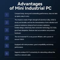 China Intel Celeron J1900 Processor Fanless PC With DDR3L Up To 8GB And Dual LAN Dual COM for sale