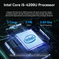 China Dual COM Dual LAN DDR3L RAM Industrial Fanless PC With Intel Core i5 4200U Processor for sale