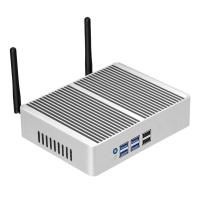 China Intel Core Fanless Mini PC With DDR3 RAM Up To 8GB And 8 USB Interfaces For Home for sale