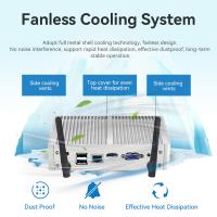 China Intel Core Fanless Mini PC With DDR3 RAM Up To 8GB And 8 USB Interfaces For Home for sale