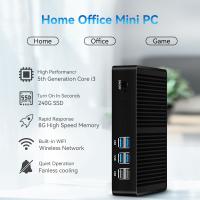 China Single Channel DDR4 RAM Mini PC With Intel Pentium Gold 4415U And Core i5 7267U CPU for sale