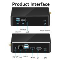China Dual Channel DDR4 Mini Computer With Intel Core i7 8565U Processor And Single LAN for sale