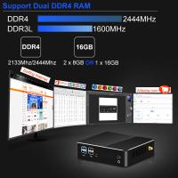 China Dual Channel DDR4 Mini Computer With Intel Core i7 8565U Processor And Single LAN for sale