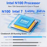 China NAS Mini PC With Intel N100 DDR4 Up To 32GB And Dual LAN For Home Office for sale