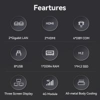 China Intel Celeron J4105 Fanless Industrial PC With Dual LAN Dual COM Linux And DDR4 for sale