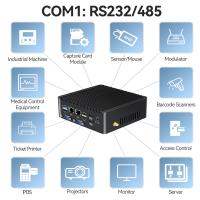 China Intel Celeron J4105 Fanless Industrial PC With Dual LAN Dual COM Linux And DDR4 for sale