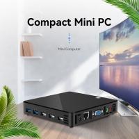 China Intel Pentium 2117U Black Mini Computer With DDR3 RAM And Aluminum Chassis for sale