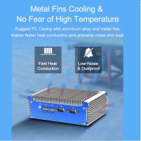 China Intel Series Fanless Industrial PC With 2LAN 2COM And Support Dual Screen Display for sale
