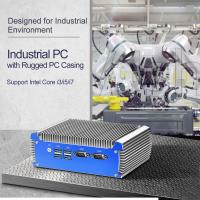 China Intel Series Fanless Industrial PC With 2LAN 2COM And Support Dual Screen Display for sale