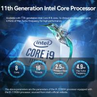 China Intel Core i9 11900H Gaming PC With Dual DDR4 RAM Up To 64G And Windows 10 Linux for sale
