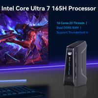 China Intel Core Ultra 7 165H Mini PC With Dual DDR5 Up To 96GB Linux And Dual LAN for sale