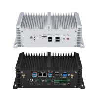 China Embedded Industrial Fanless PC Supporting 3G 4G Module With Dual LAN Dual COM for sale