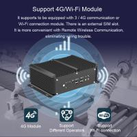 China Embedded Industrial Fanless PC Supporting 3G 4G Module With Dual LAN Dual COM for sale