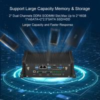 China Embedded Industrial Fanless PC Supporting 3G 4G Module With Dual LAN Dual COM for sale