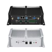 China Dual LAN Dual COM Fanless Industrial PC With Dual Channel DDR4 Win 10 Linux for sale