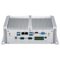 China Dual LAN Dual COM Fanless Industrial PC With Dual Channel DDR4 Win 10 Linux for sale